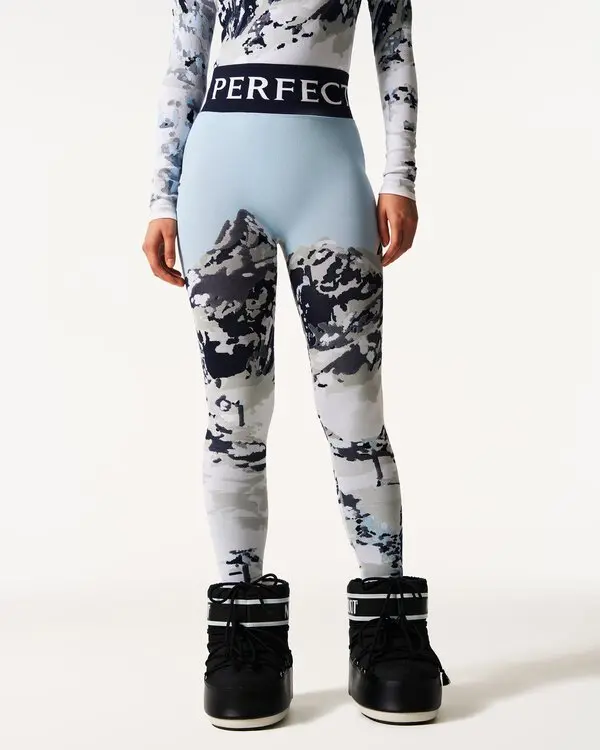 Perfect Moment Jacquard Legging - Landscape
