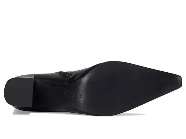 Schutz Raffaela Block Heel Pointed Toe Boots - Black