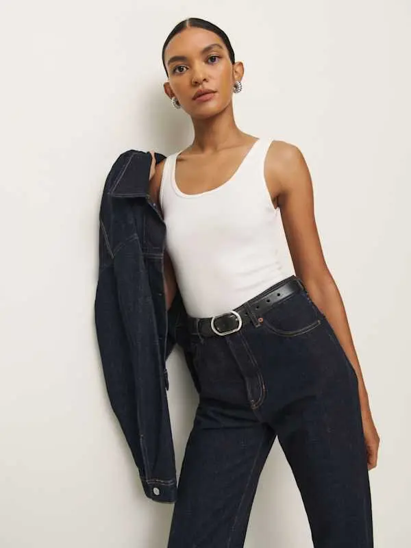 REFORMATION Olive Tank - Ivory