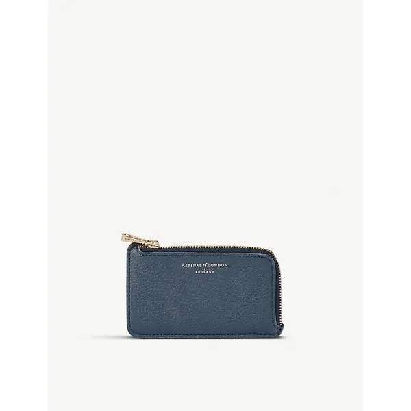 ASPINAL OF LONDON Zipped Small Leather Coin Purse - One-color