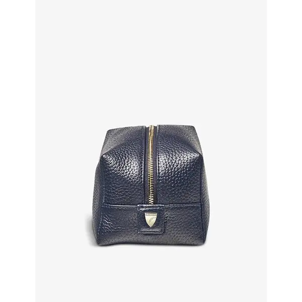 ASPINAL OF LONDON Grained-leather Case - Navy