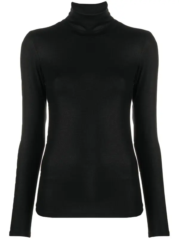 Majestic International Lurex High Neck Sweater