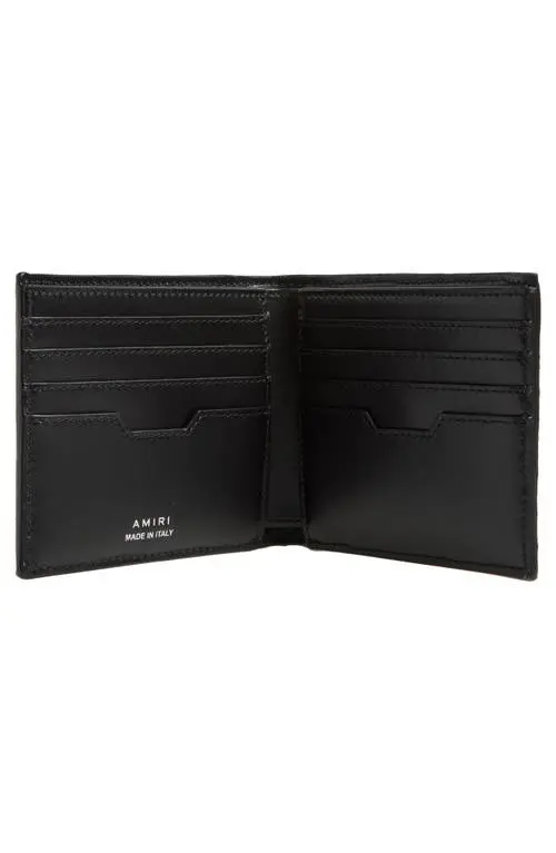 Amiri Ma Quad Faux Leather Bifold Wallet