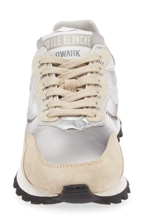 VOILE BLANCHE Qwark Hype Sneakers - Beige Grey
