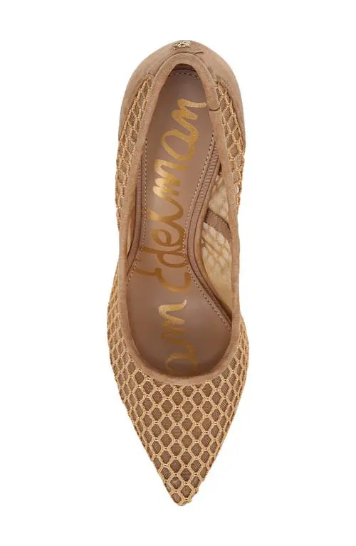 Sam Edelman Hazel Mesh Pointed Toe Pump - Hazelwood