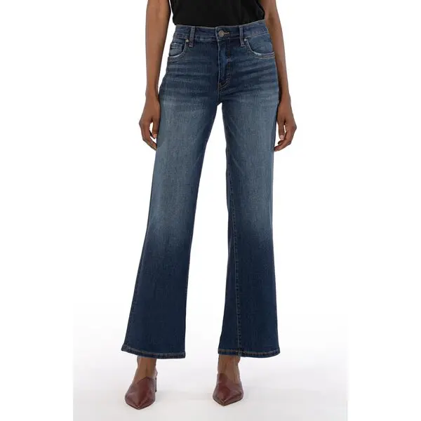 Kut From The Kloth Fab Ab High Rise Wide Leg Jeans