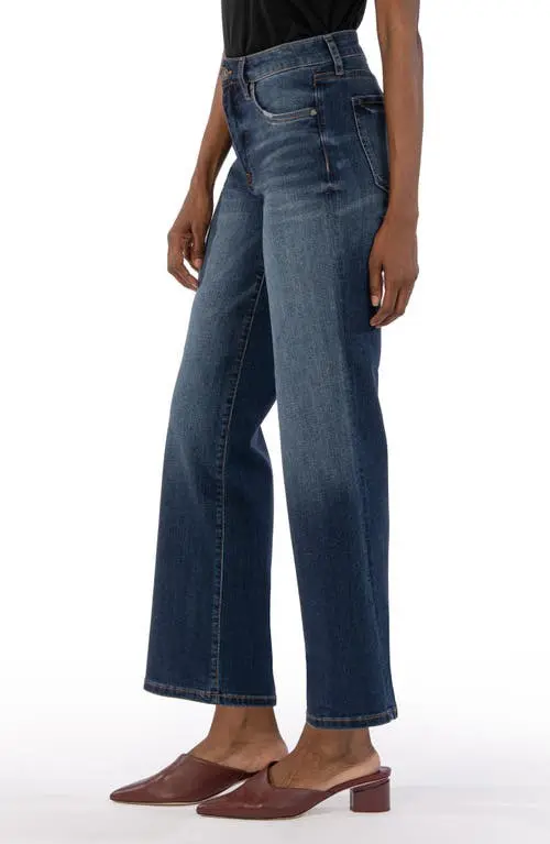 Kut From The Kloth Fab Ab High Rise Wide Leg Jeans