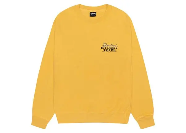 StÜssy Ist Pigment Dyed Crewneck Sweatshirt