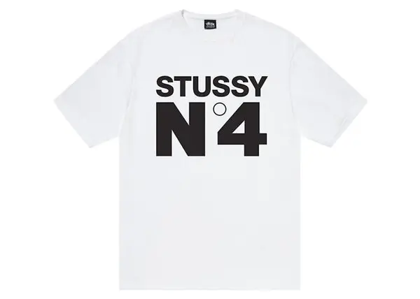 StÜssy No.4 Tee Shirt - White