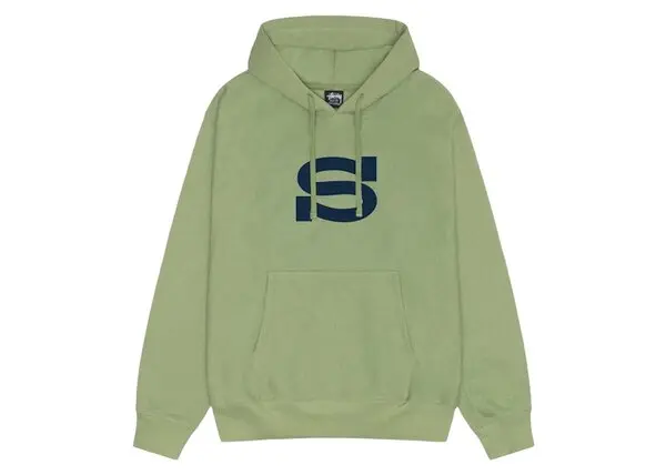 StÜssy Letterman Hoodie - Moss