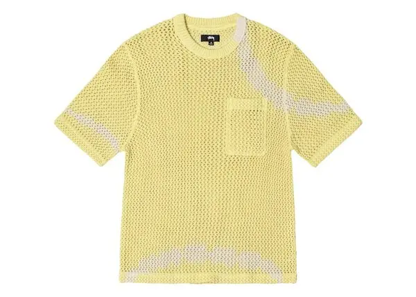 StÜssy O'dyed Mesh Crew Tee Shirt