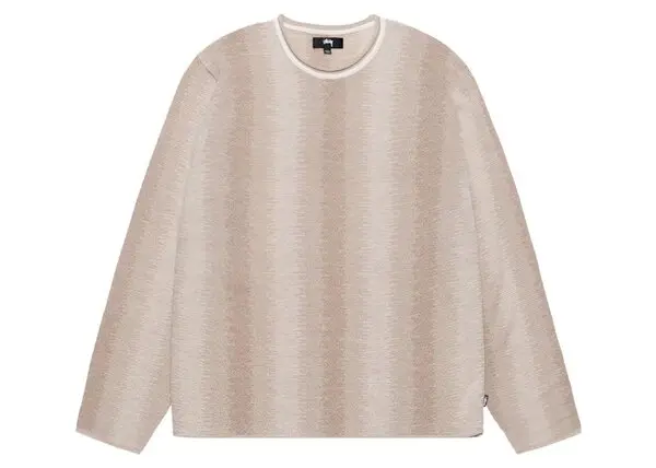 StÜssy Shadow Stripe Sweater - Natural