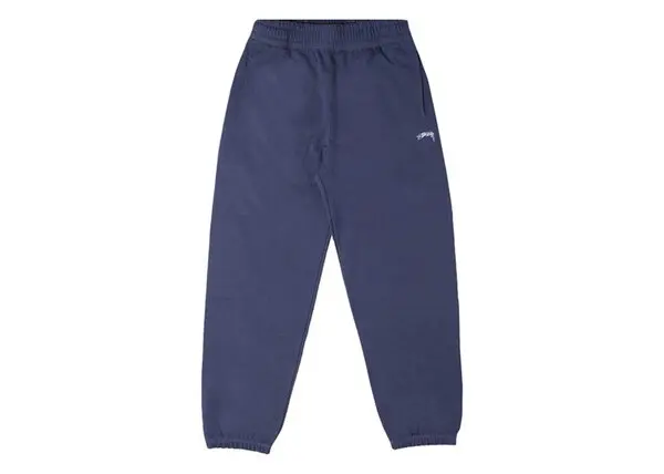 StÜssy Stock Logo Relaxed Fit Track Pants - Navy Blue