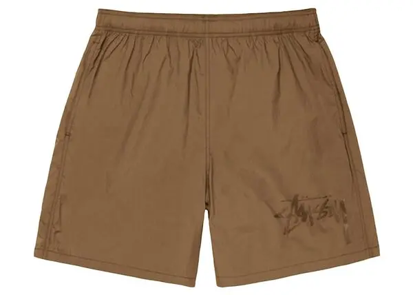 StÜssy Big Stock Nylon Short - Gold