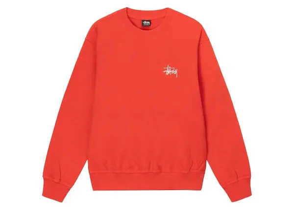 StÜssy Basic Pigment Dyed Crewneck Sweatshirt