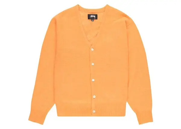 StÜssy Brushed Cardigan - Peach