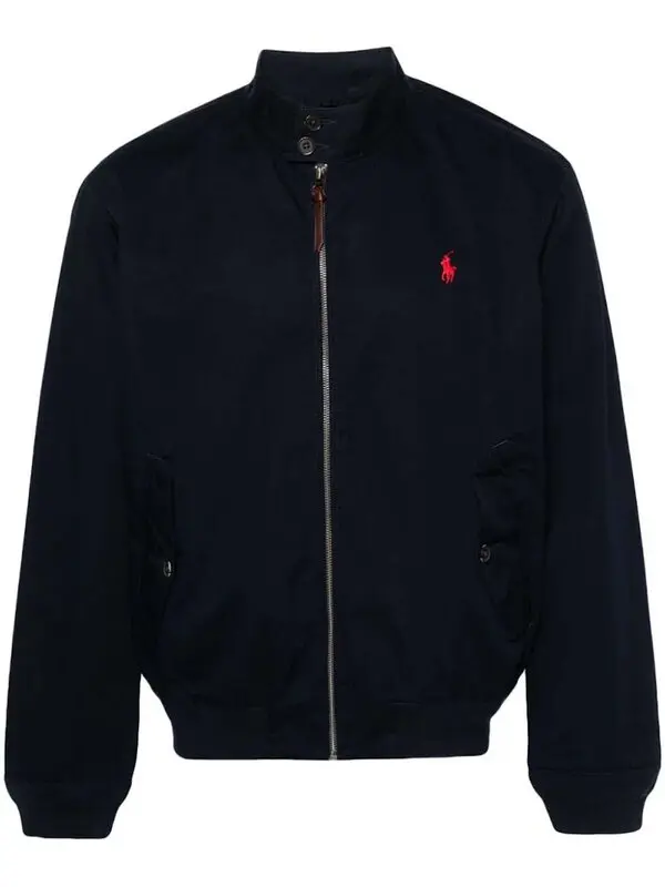 Polo Ralph Lauren Twill Lined Windbreaker Jacket - Navy Blue