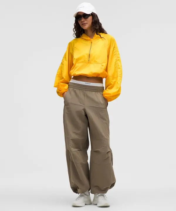 Lululemon Scuba Cropped Anorak - Maize Yellow