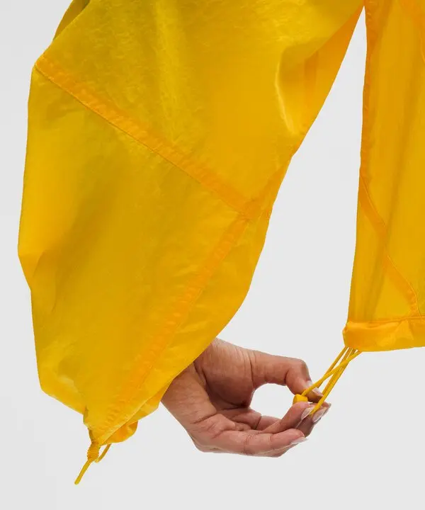 Lululemon Scuba Cropped Anorak - Maize Yellow