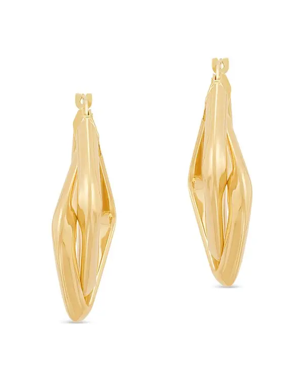 Bloomingdale'S Polished Hoop Earrings - Gold