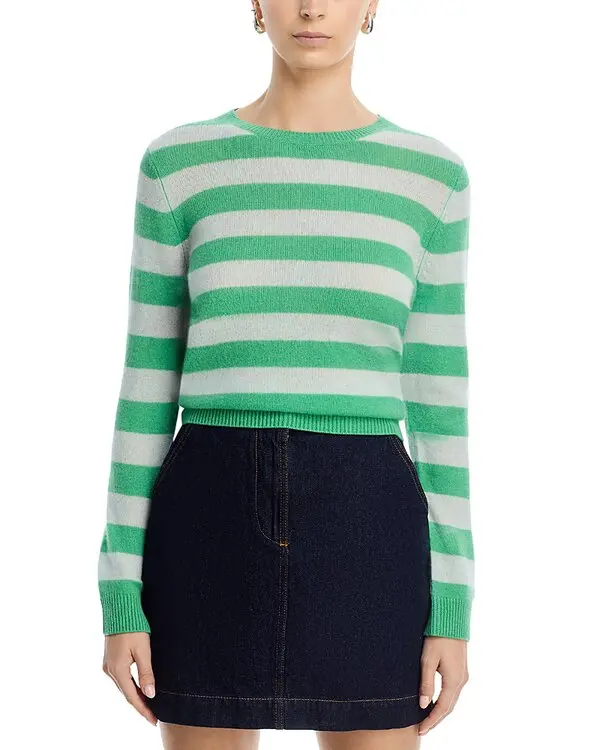 Jumper 1234 Cashmere Striped Crewneck Sweater