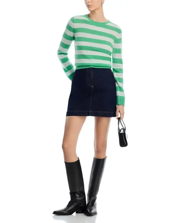 Jumper 1234 Cashmere Striped Crewneck Sweater