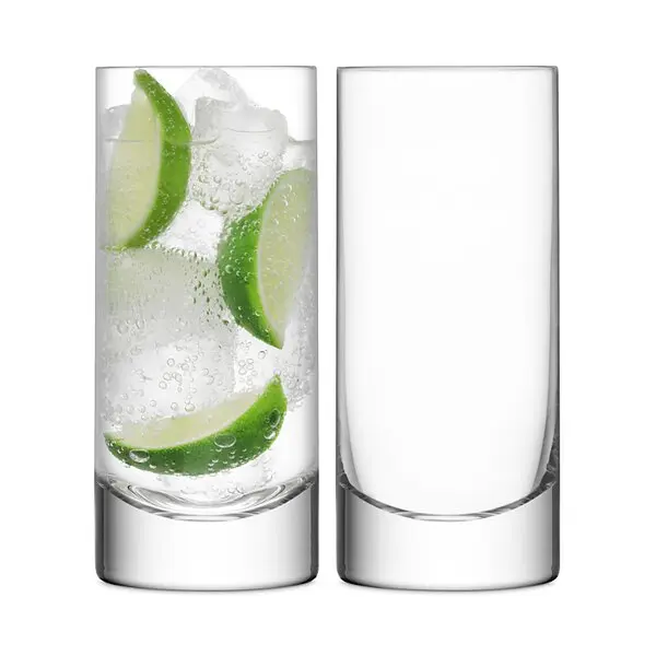 LSA Bar Highball Glass, Set Of 2 - Clear