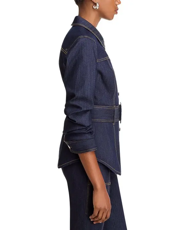 Cinq À Sept Shea Fitted Denim Jacket