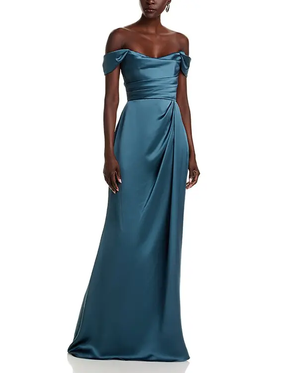 Amsale Corset Gown - Petrol