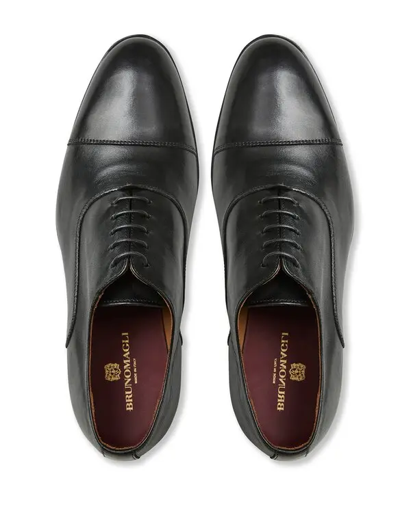 Bruno Magli Cap-toe Oxfords - Black