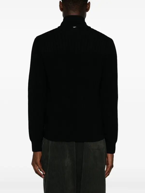 Herno Quilted Panelled Jacket - Black