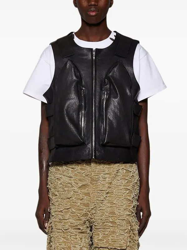 WHO DECIDES WAR Bullet Point Vest - Black