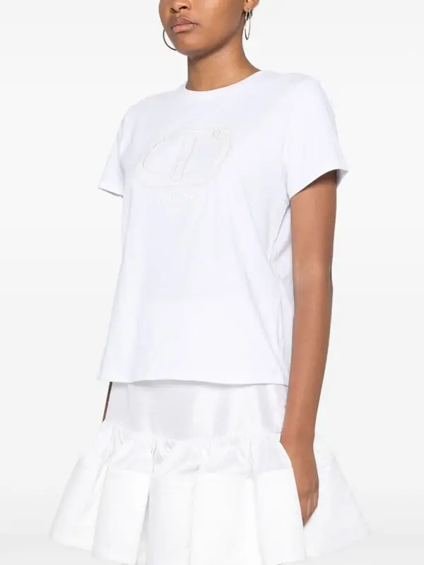 TWINSET Logo-embroidered T-shirt