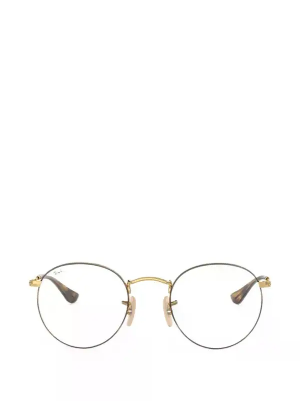 Ray-ban Round Frame Glasses - Gold