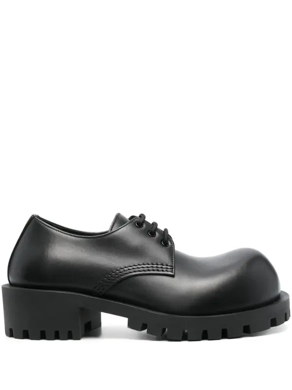 Balenciaga Calf Leather Oxford Shoes
