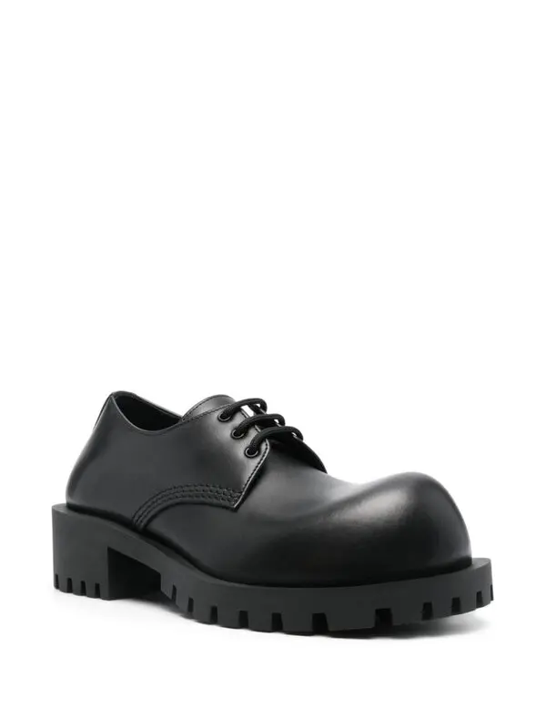 Balenciaga Calf Leather Oxford Shoes