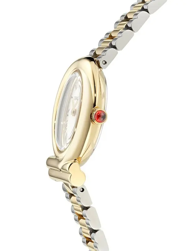 FERRAGAMO Gancini Twisted 28mm Watch - Silver