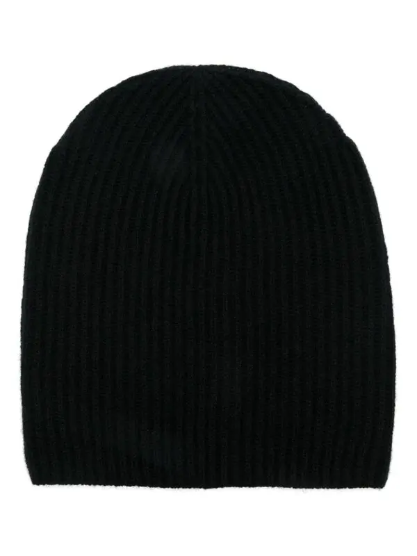 ALLUDE Cashmere Beanie - Black