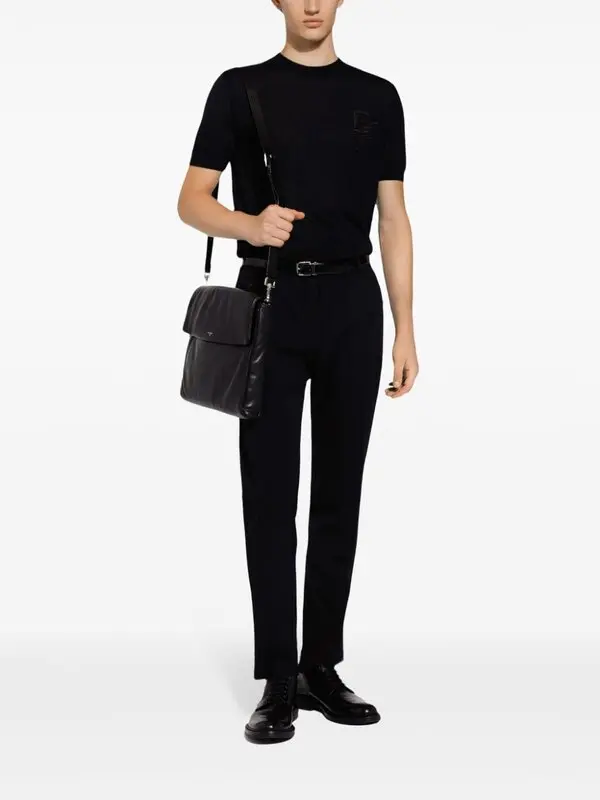 Dolce & Gabbana Leather Messenger Bag