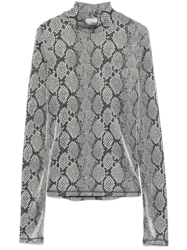 Coperni Snakeskin-print Top