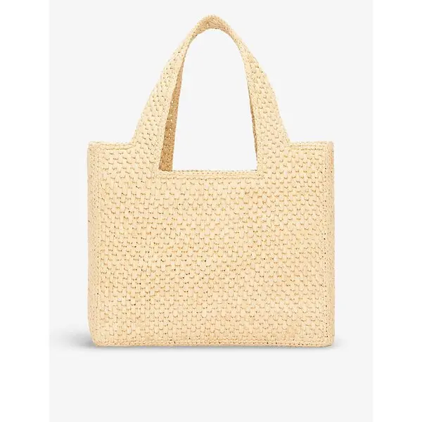 Loewe X Paula's Ibiza Small Raffia Tote Bag - Natural
