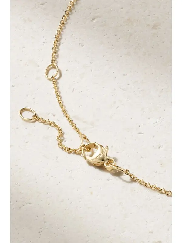 David Yurman Petite Châtelaine 18-karat Turquoise And Diamond Necklace