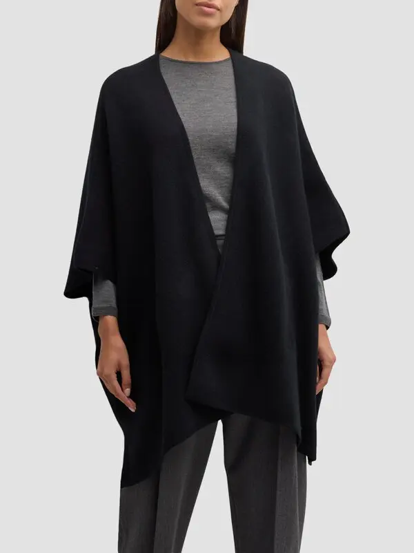Sofia Cashmere Cashmere Double-knit Cape