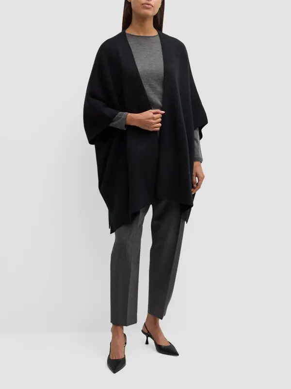 Sofia Cashmere Cashmere Double-knit Cape
