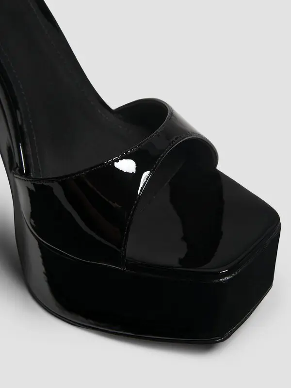 Schutz Arlene 152mm Patent Leather Platform Sandals