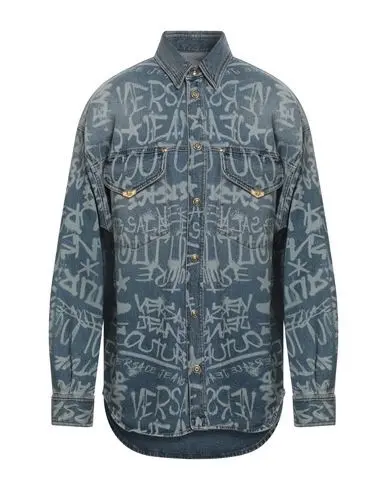 Versace Denim Outerwear Size Cotton, Elastane