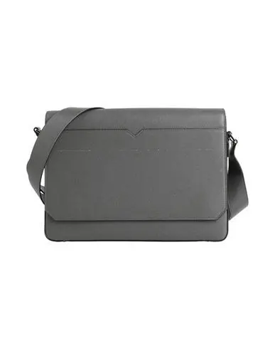 VALEXTRA Cross-body Bag In Calfskin - Grey