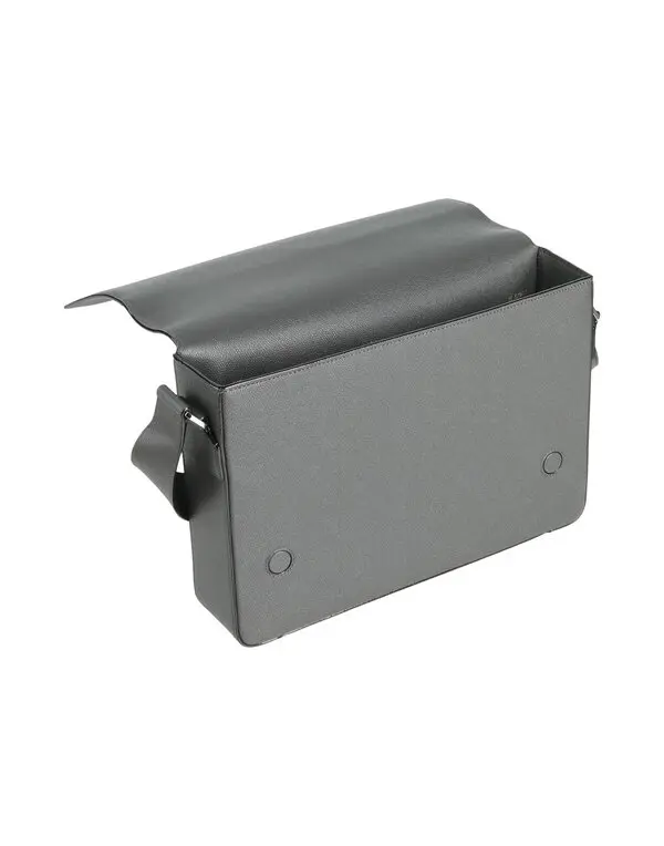 VALEXTRA Cross-body Bag In Calfskin - Grey