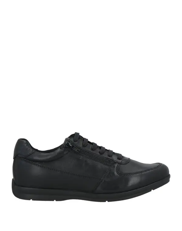 Geox Leather Sneakers - Black