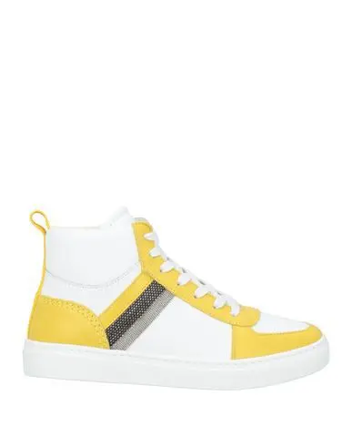 Fabiana Filippi High-top Leather Sneakers - Yellow
